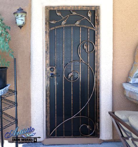 22 Best Wrought Iron Screen Doors Images In 2020 Iron Doors Doors