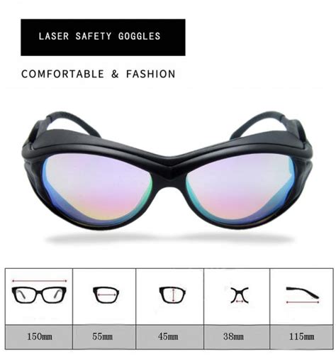 Glass Pc 532 Nm Laser Safety Glasses Od6 Green Light Reflective