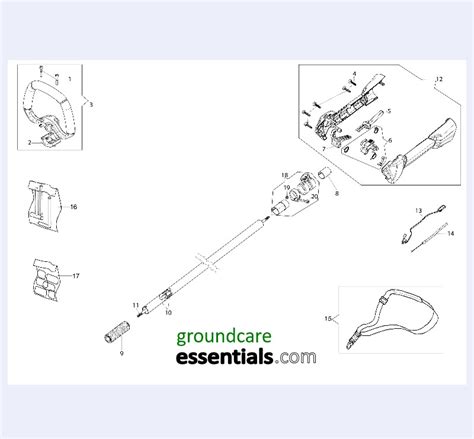 Efco 61170075r Drive Shaft Wildwood Landscape Machinery