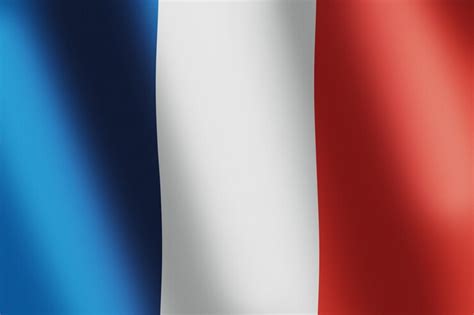 Bandera Nacional De Francia Bandera Tricolor Francesa Con Tres Bandas