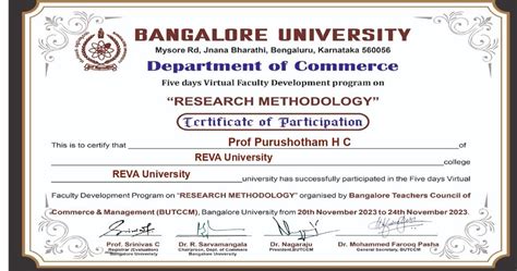 Purushotham H C On Linkedin Attended 5 Days Virtual Faculty