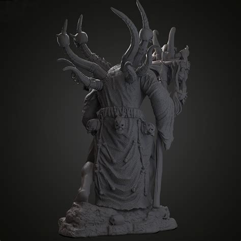 Guldan Warcraft Figure 3d Printed Resin 12k Model T For Gamer Wow Statue Handmade T