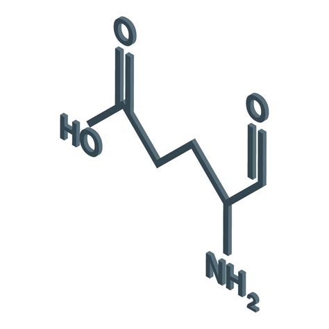 Glutamic Acid Molecule Structure Depicting Chemical Bonds 49524976 Vector Art At Vecteezy