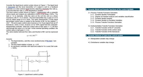 Dynamic Model And Transfer Functions Of ﻿the Control