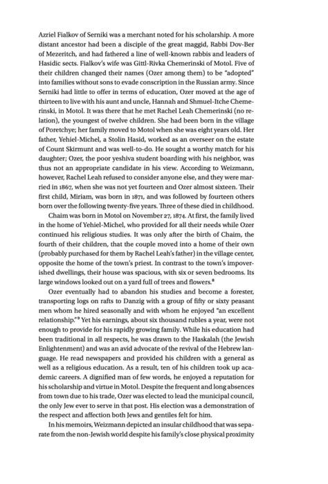 Chaim Weizmann A Biography