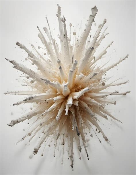 Analog Photograph Of Bacteria Crystals Under Microscope Premium Ai