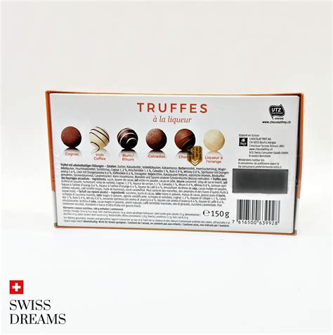 Frey Liqueur Assorted Truffles Box Swiss Dreams