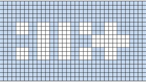 Illit Logo Blue Crochet Grid Pattern Illit Logo Font Illit Logo