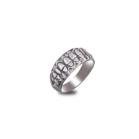 Mouth Ring Sterling Silver Teeth Ring Silver 925 Artistic Teeth Ring Funky Mouth Shaped Ring