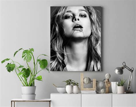 Brie Larson Poster Wall Art Brie Larson Smoking Poster Bri Inspire