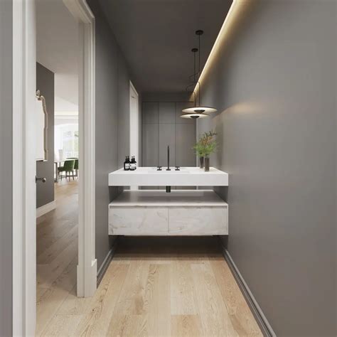 Corian® Sagitta Corian® Single Wall Mounted Washbasin Wash Basins