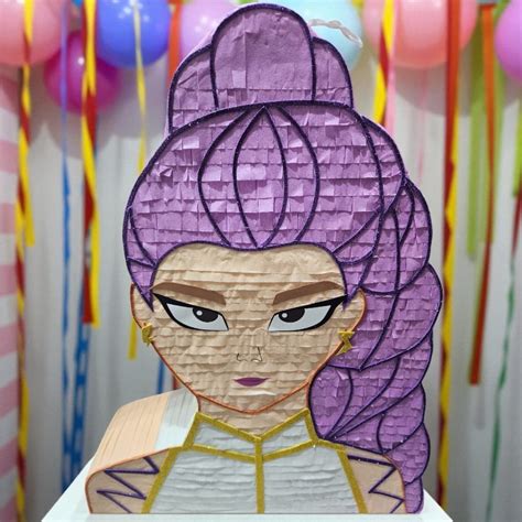 Piñata Decorativa Guerreras Kpop Huntrix Tu Fiesta A Un Click