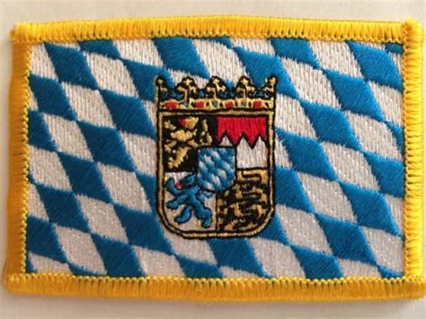 Bayern Mit Wappen Aufnäher Patch 8 X 5 Cm Bestellen Bayern Mit
