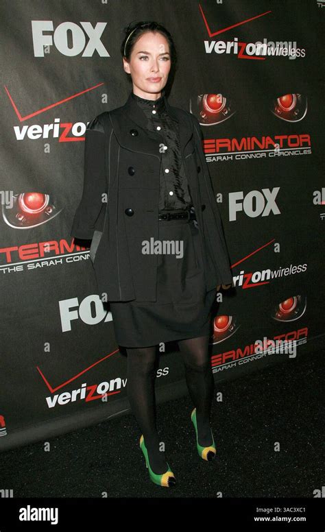 Jan 09 2008 Hollywood California Usa Actress Lena Headey At The