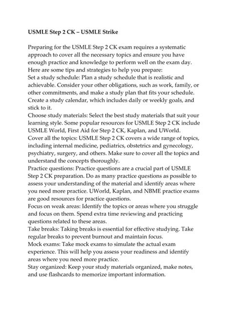 Ppt Usmle Step 2 Ck Powerpoint Presentation Free Download Id 12311928