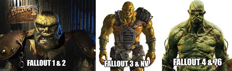 New Vs Old Designs 12 Super Mutants R Fallout