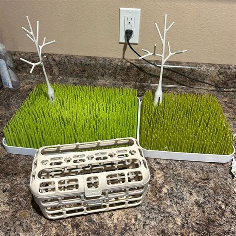 Kitchen Green Grass Drying Rack With Tree Accessories Poshmark