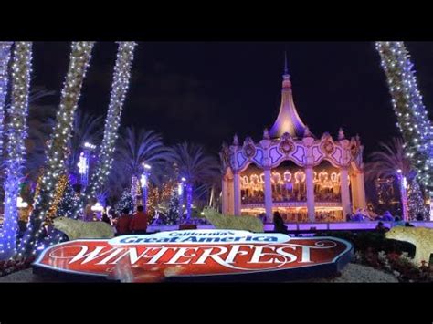 Winterfest At Californias Great America Youtube