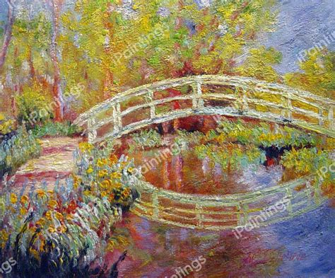 Monet The Japanese Bridge Claude Monet Footbridge Tmhr