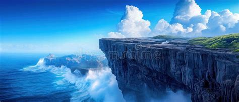 Dramatic Cliffside Stock Illustrations 984 Dramatic Cliffside Stock