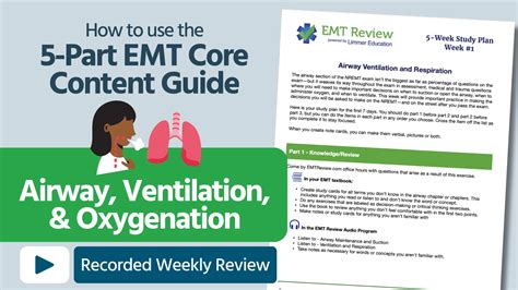 How To Use The 5 Part Emt Core Content Guide Airway Ventilation