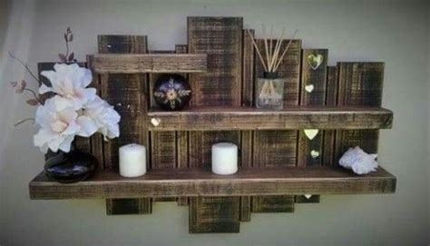 Pequeña Estantería Rústica Hecha Con Pallets Pallet Crafts Diy Pallet Projects Pallet Wood