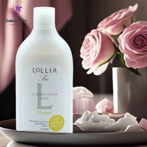 شامپو تقویت کننده و ضد ریزش لولیا فری سولفات حجم 350 میل Lollia Strengthening And Anti Hair