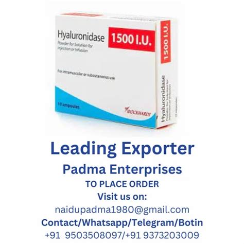 Hyaluronidase Injection For Hospital 1500iu At ₹ 219unit In Nagpur