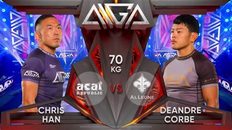Deandre Corbe Vs Christopher Han Al Leone AÇai Republic Aiga Youtube
