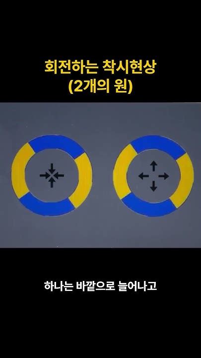 회전하는 착시현상 2개의 원 Youtube