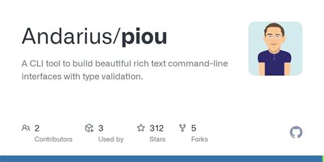 Piou Build Beautiful Command Line Interfaces With Type Validation Rcommandline