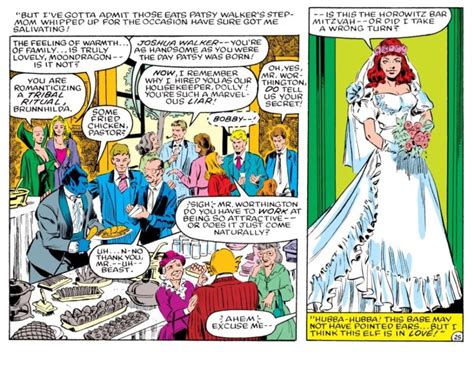 The Wedding Issue Patsy Walker And Daimon Hellstrom Wwac