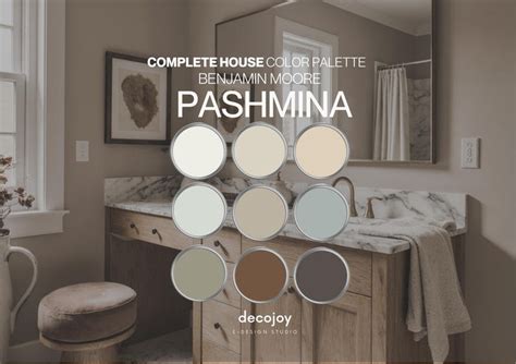 Pashmina Af 100 Benjamin Moore Paint Palette Whole House Warm Neutral