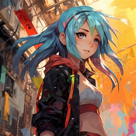 Premium Photo Beautiful Anime Waifu Style Girl