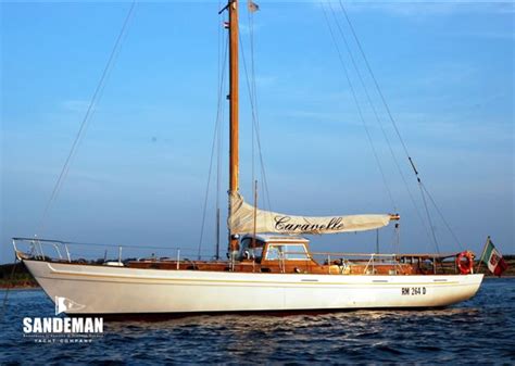 Laurent Giles Donella Class 45 Ft Motor Sailer 1962 Sandeman Yacht
