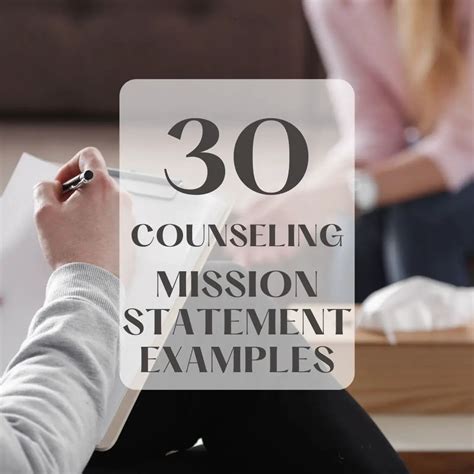 30 Counseling Mission Statement Examples To Copy Paste