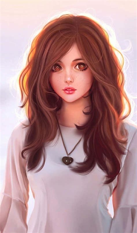 100 Beautiful Girl Cartoon Wallpapers
