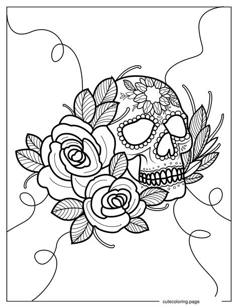Sugar Skull Coloring Pages30 Free Printable Coloring Pages Cute