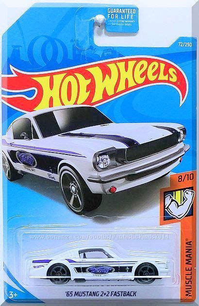Hot Wheels 65 Mustang 22 Fastback Muscle Mania 810 72250