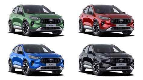 2024 Ford Kuga Facelift Colours Youtube
