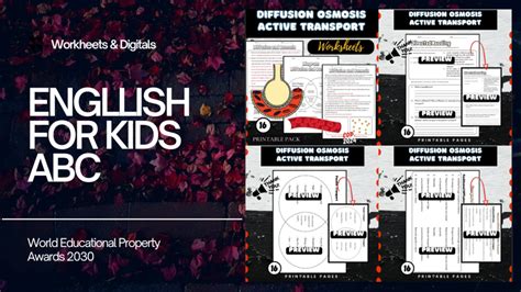 Diffusion Osmosis Active Transport Worksheet