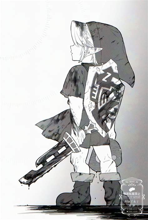 Ao Haruki Link Nintendo The Legend Of Zelda The Legend Of Zelda