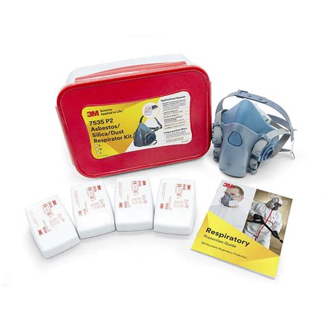 3m 7535 Asbestos Dust Respirator Kit Large Active Safety