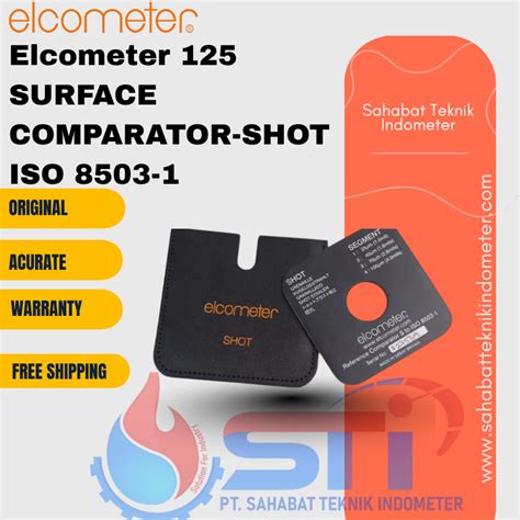Elcometer 125 Surface Comparator Shot Iso 8503 1 Distributor Water