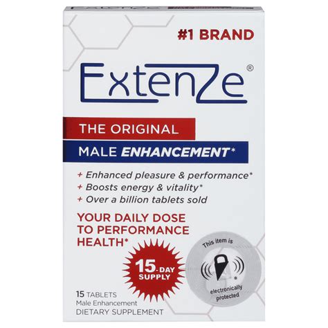 Extenze Male Enhancement The Original Tablets 15 Ct Delivery Or