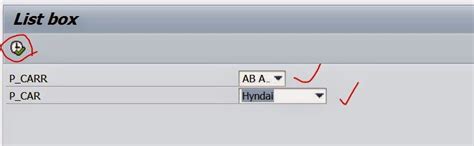 List Box At Selection Screen Sapcodes
