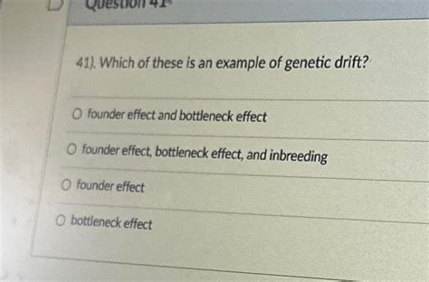 Solved ﻿which Of These Is An Example Of Genetic