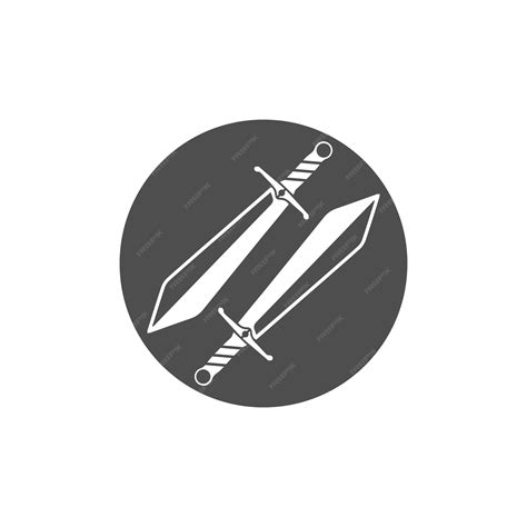 Premium Vector Sword Weapon Vector Logo Template Illustration Design