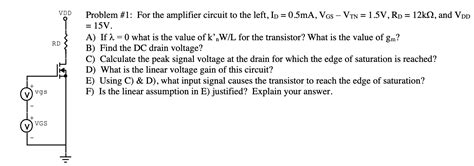 Solved Electronics Problem Please Answer With Steps And