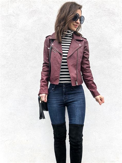 What To Wear With Burgundy Leather Jacket At Lachlan Ricardo Blog